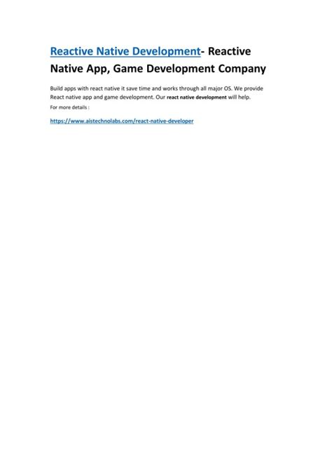 Ppt React Native Croaking The Native Development Powerpoint Presentation Id