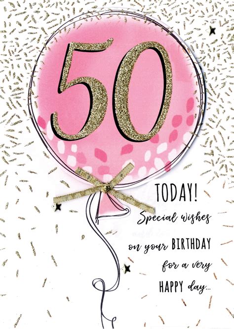 50th Birthday Greetings For Women