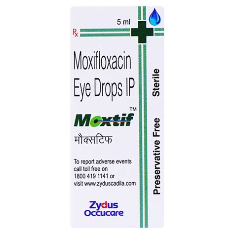 Moxtif Eye Drop View Usage Side Effects Price And Subtitute Egmedi