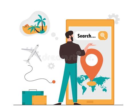 Smart Tourism System Stock Vector Illustration Of Travel 269542903