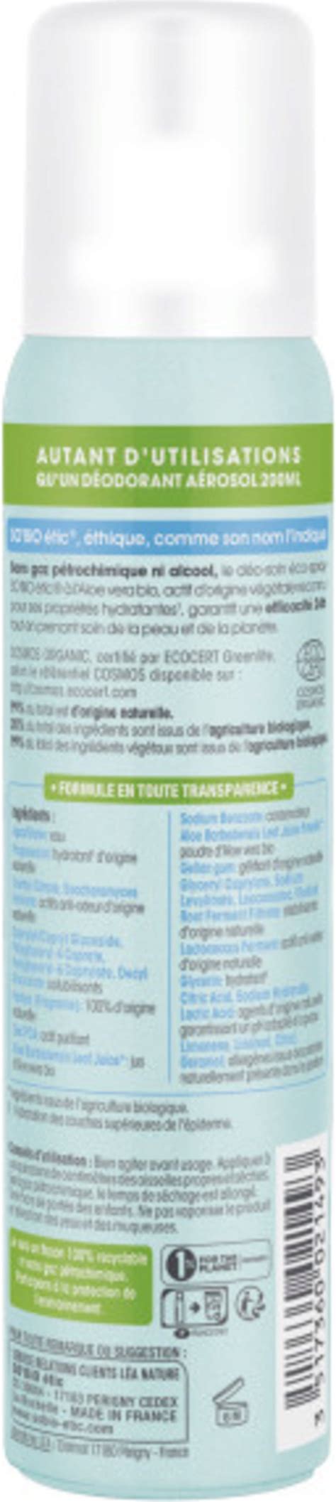 LÉA NATURE SO BiO étic Déo Soin Aloe Vera Bio ml Boutique en ligne Ecco Verde