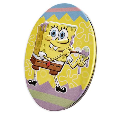 Spongebob Easter Sours Tin Sour Strawberry Dextrose