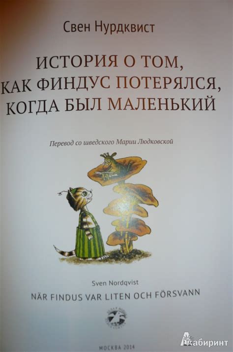 Книга: История о том как Финдус потерялся, когда был маленьким - Свен ...