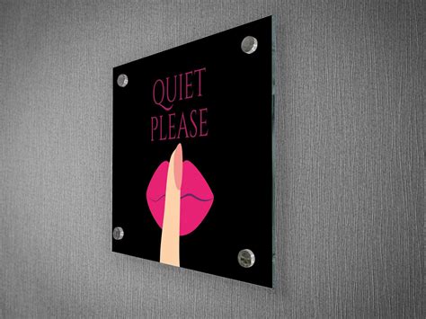 Quiet Zone Sign Library Decor Customizable Signage For Etsy