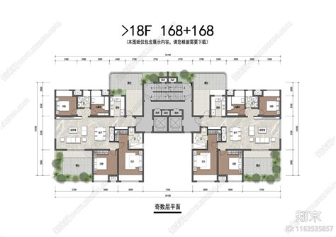 建筑平面图施工图下载【id1163535857】知末案例馆