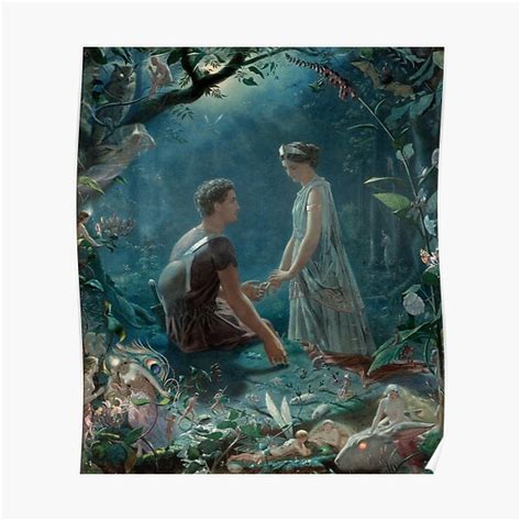 Hermia And Lysander A Midsummer Nights Dream John Simmons Poster