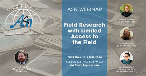 Field Research Without Field Access Association For The Study Of
