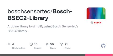 Github Boschsensortecbosch Bsec2 Library Arduino Library To Simplify Using Bosch Sensortecs