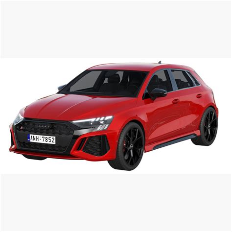 Audi Rs3 Sportback 2021 3d模型 下载 Hatchback On
