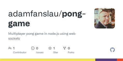 GitHub Adamfanslau Pong Game Multiplayer Pong Game In Node Js Using