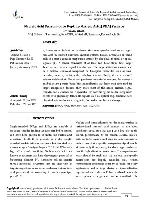 Pdf Nucleic Acid Sensors Onto Peptide Nucleic Acid Pna Surface