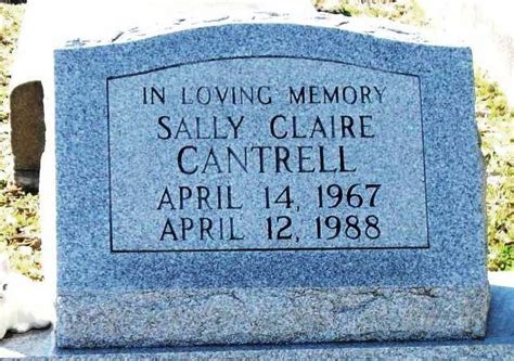 Sally Claire Cantrell 1967 1988 Find A Grave Memorial