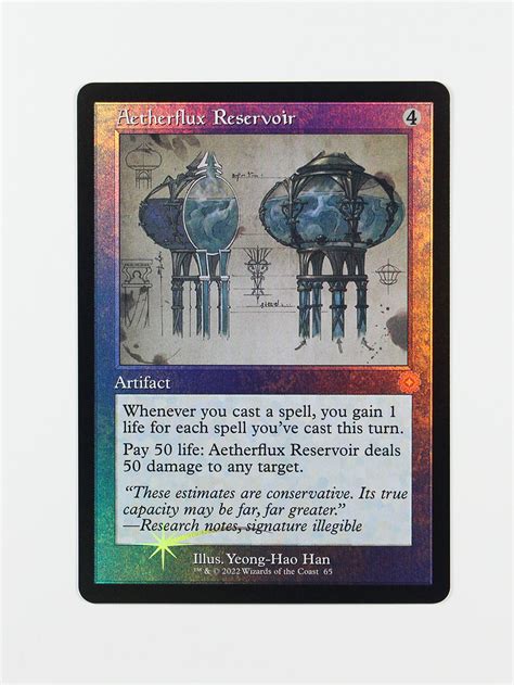Aetherflux Reservoir Brr 65 Foil From The Brothers War Retro