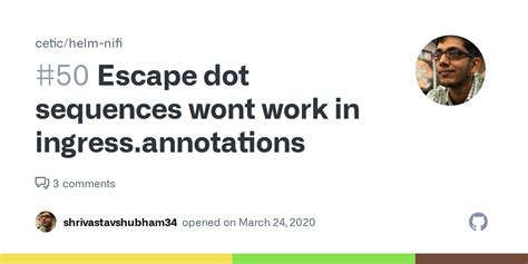 Escape Dot Sequences Wont Work In Ingress Annotations Issue Cetic Helm Nifi GitHub