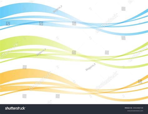 Smooth Curve Material Set Vector Illustration Stock Vector Royalty Free 2552466739 Shutterstock