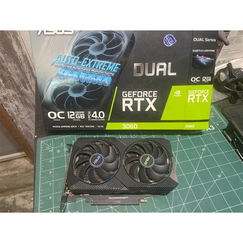 Rtx3060 Asus Dual O12g 12gb Gddr6 Shopee Thailand