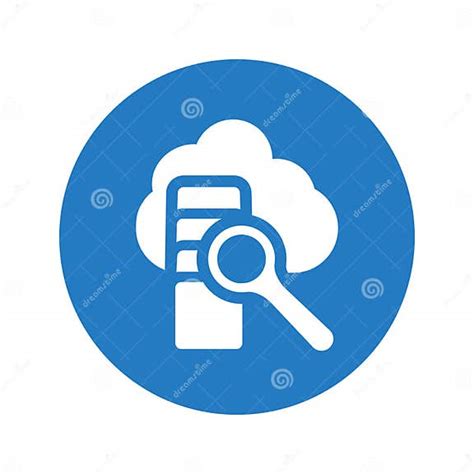 Analytics Olap Big Data Icon Stock Illustration Illustration Of