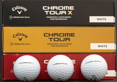 Callaway Chrome Tour Chrome Tour X And Chrome Soft Golf Balls Mygolfspy