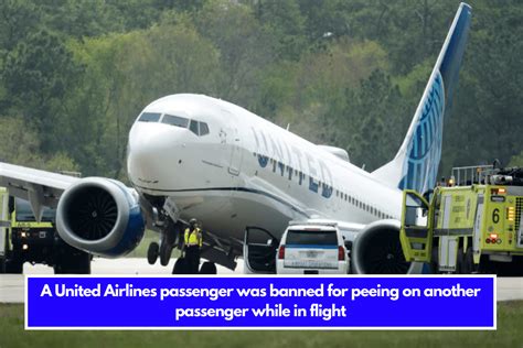 A United Airlines Passenger Was Banned For Peeing On Another Passenger