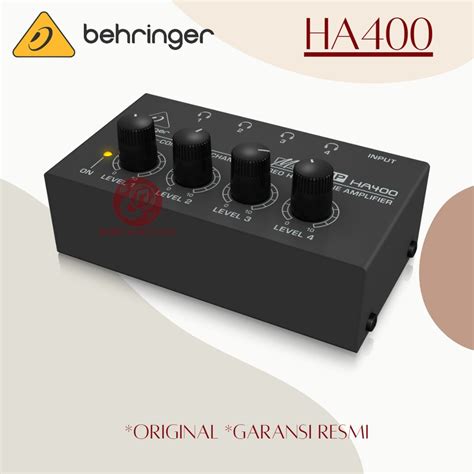 Jual Behringer Ha400 Ha 400 Ha 400 Ultra Compact Stereo Headphone Amplifier Shopee Indonesia