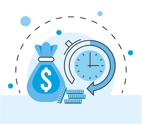 Premium Vector Money And Clock