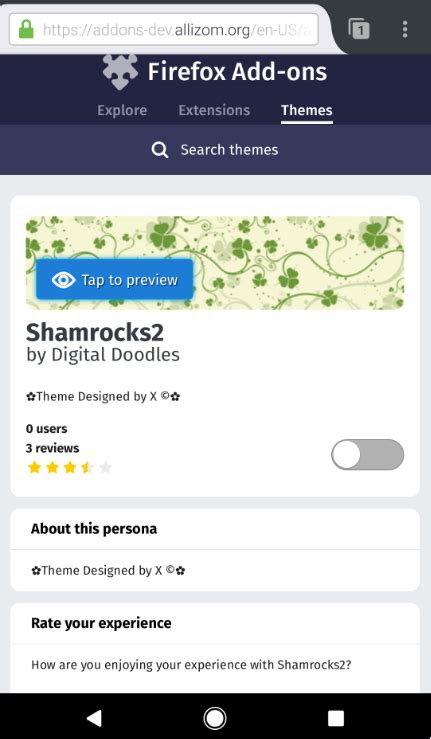 Theme Description Is Causing Layout Issues On Device While In Details