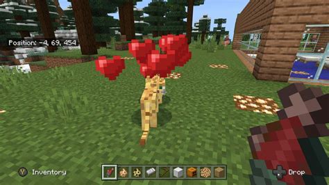 Download Playful Minecraft Ocelot In Its Natural Habitat Wallpaper