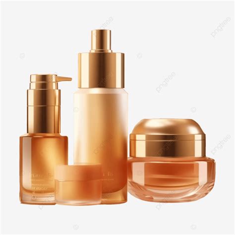 Skin Care Products 3d Rose Gold Skin Care Products 3d Rose Gold Png