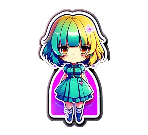 Premium Psd Cute Chibi Girl Illustration