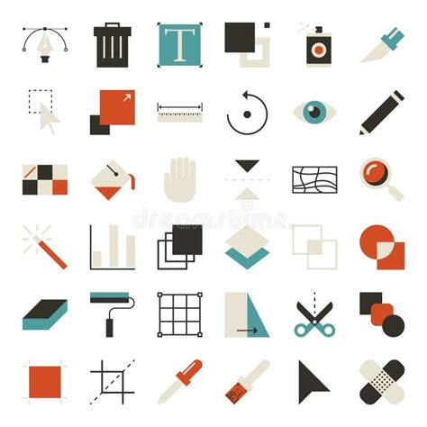 UI Design Tools Stock Vector Illustration Of Layer