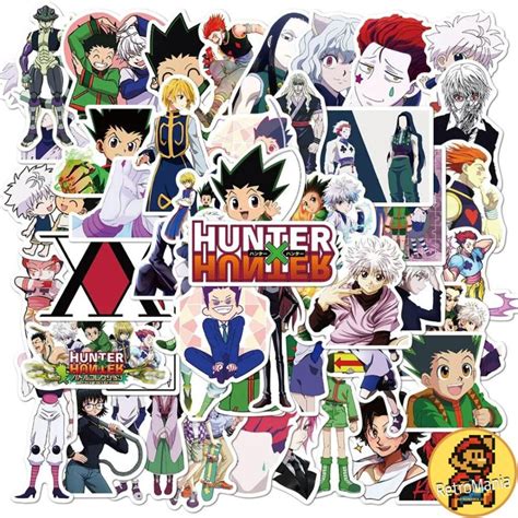Set 25 Stickers Hunter X Hunter Pokeplush