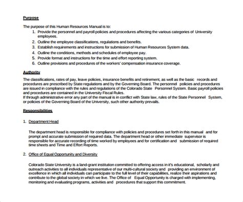 How To Create A Free HR Policies And Procedures Manual My WordPress