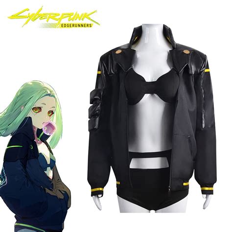Anime Cyberpunk Edgerunners Rebecca Cosplay Suit Halloween Costumes For