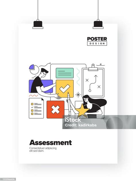 Assessment Concept For Posters Covers And Banners Stock Illustration