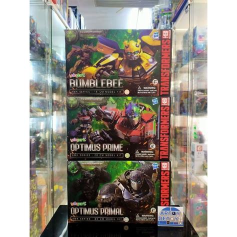 Yolopark Transformers Rotb Amk Series Model Kit Bumblebee Optimus Prime Optimus Primal