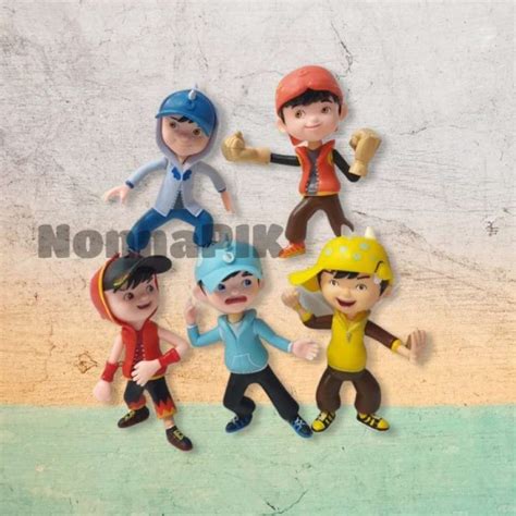 Jual FIGURE BOBOIBOY SET PCS MAINAN ACTION FIGURE MINIATUR TOPPER CAKE Di Seller Puas Shop