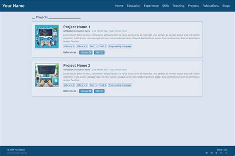 Github Rochanaro Academic Portfolio Template Lemos This Repository