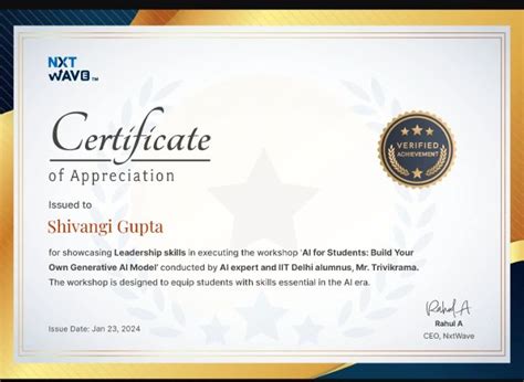 Shivangi Gupta On Linkedin Ai Leadership Nxtwave