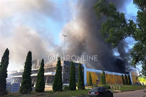 Пушилин Донецкий ТЦ Галактика который обстреляли ВСУ полностью уничтожен