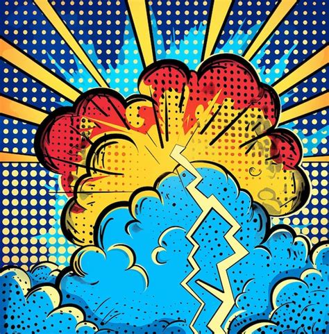 El Trasfondo Del Arte Pop Cómic Imagen Premium Generada Con Ia