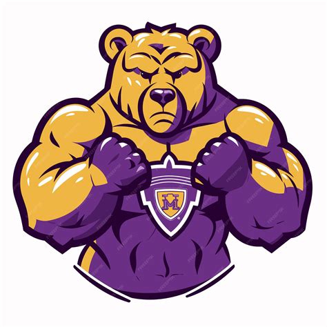 Premium Vector Bear Mascot Logo Design Face Vector Template