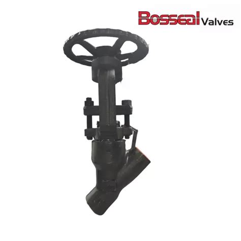 Forged Y Pattern Globe Valve ASTM A182 F22 Globe Valve Bosseal