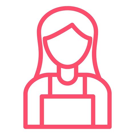 Diseño Vectorial Lady Seller Estilo De Icono Vector Premium