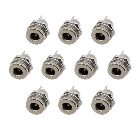 10 Pe As Tomada De Alimenta O Dc F Mea Para Painel De Montagem Conector