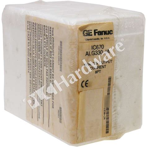 New Sealed Ge Fanuc Ic670alg330 Ja Analog Current Source Output Module 8 Point Ebay
