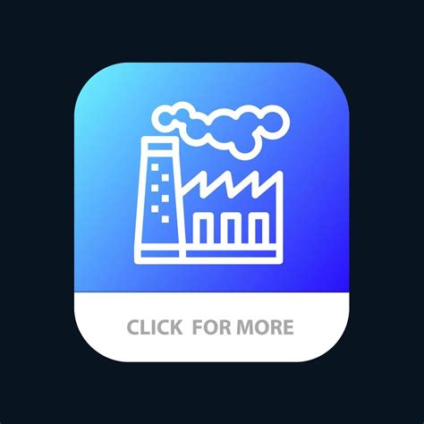 Factory Pollution Production Smoke Mobile App Button Android And Ios
