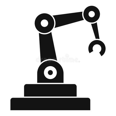 Robot Hand Assembly Line Icon Simple Style Stock Vector Illustration Of Development Factory