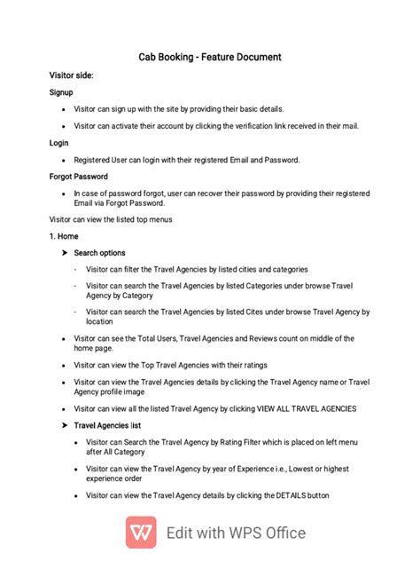 cab booking pdf user computing password