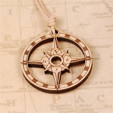 Compass Rose Pendant Compass Rose Necklace Compass Pendant Compass