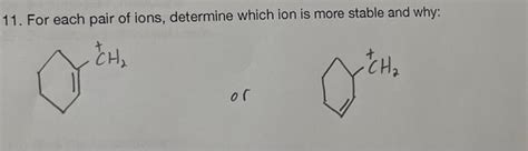 Solved 1 For Each Pair Of Ions Determine Which Ion Is More Chegg Com